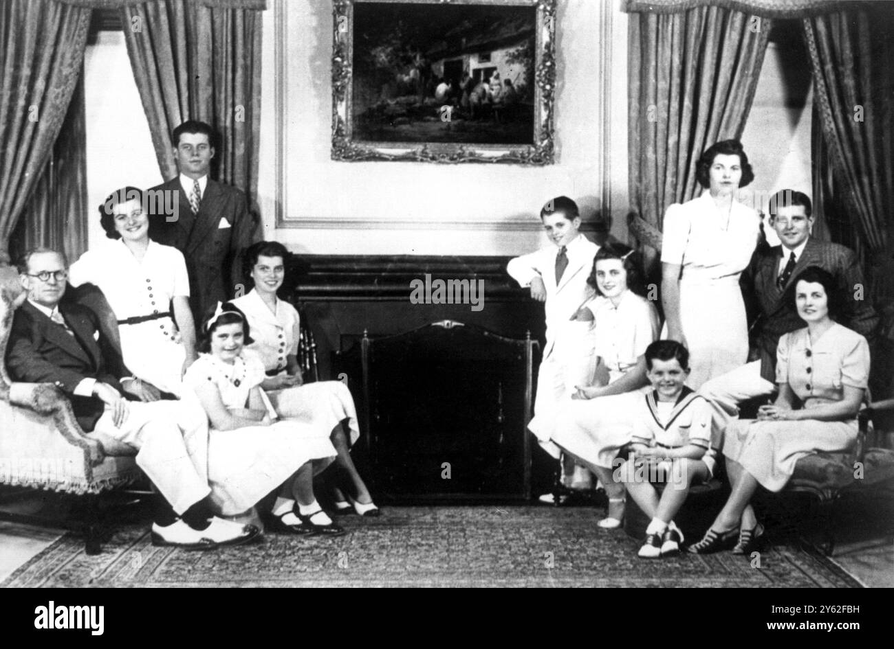 US President-Elect & His Family - Early Pictures Taken in 1937, Joseph ...