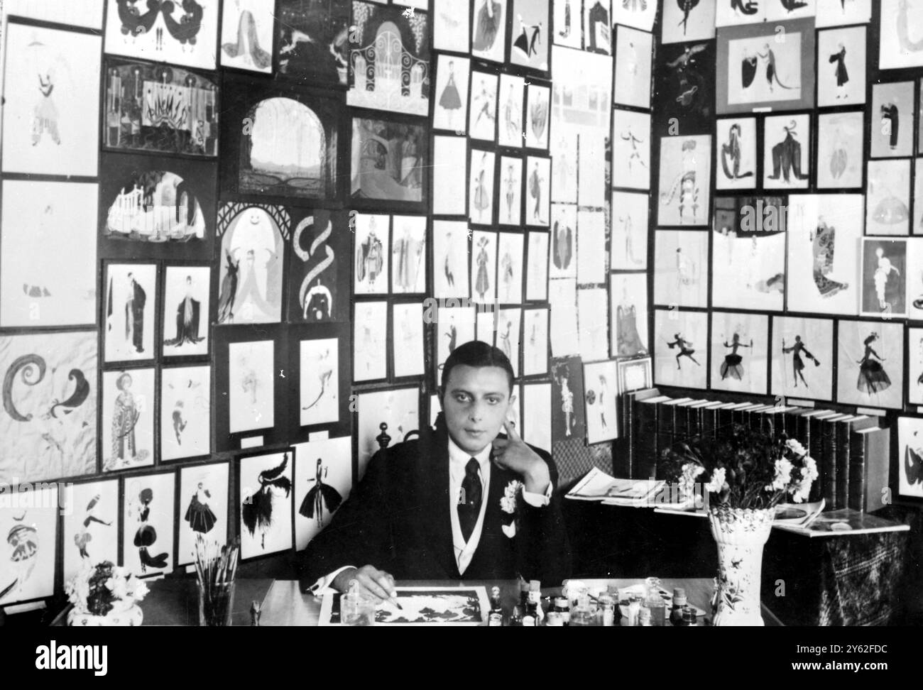 The Russian born scene and costume designer Erte real name Romain de ...