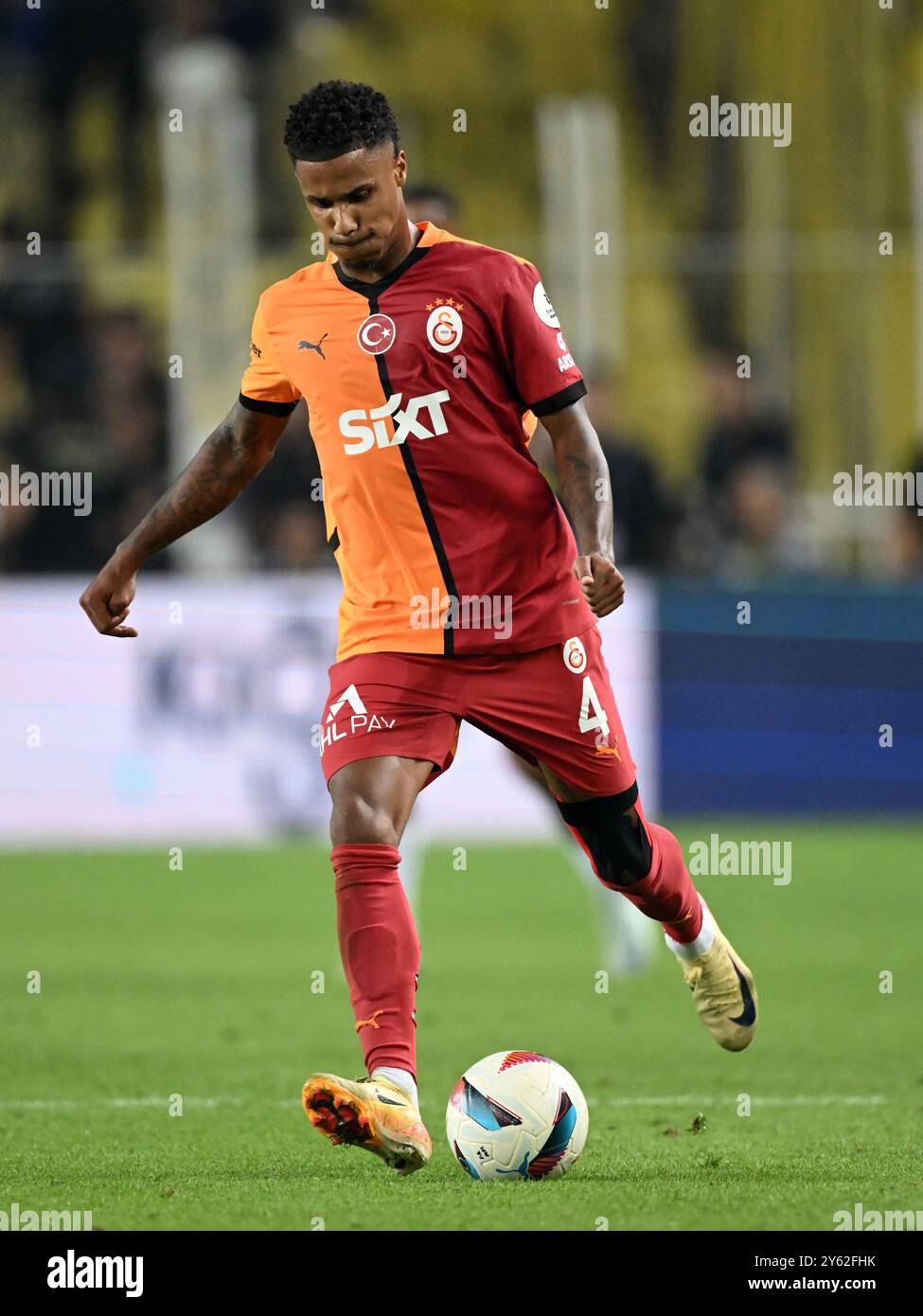 ISTANBUL - Ismail Jakobs of Galatasaray SK during the Turkish Superlig ...