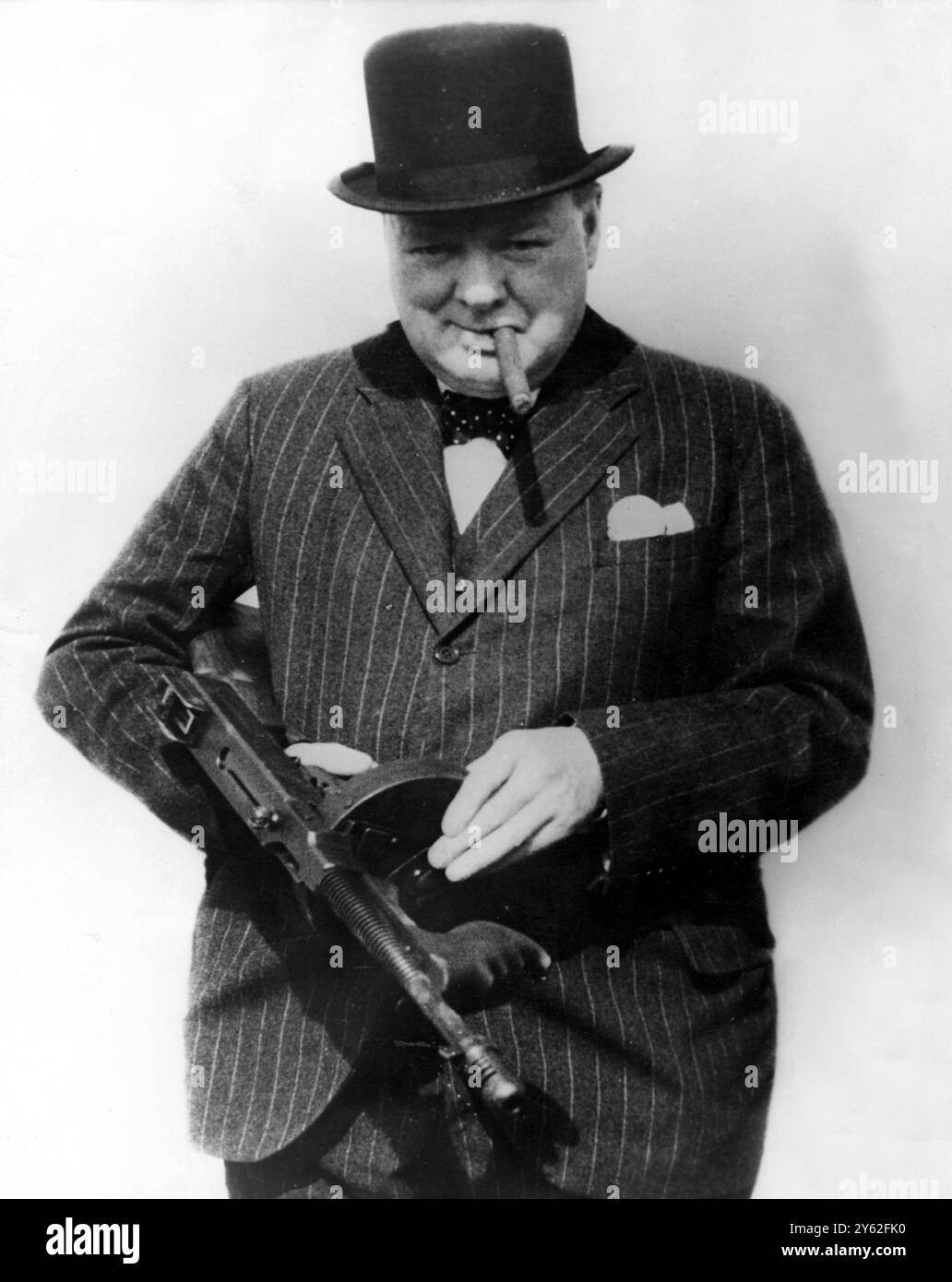 Winston Churchill, British Prime Minister.1940 Stock Photo - Alamy