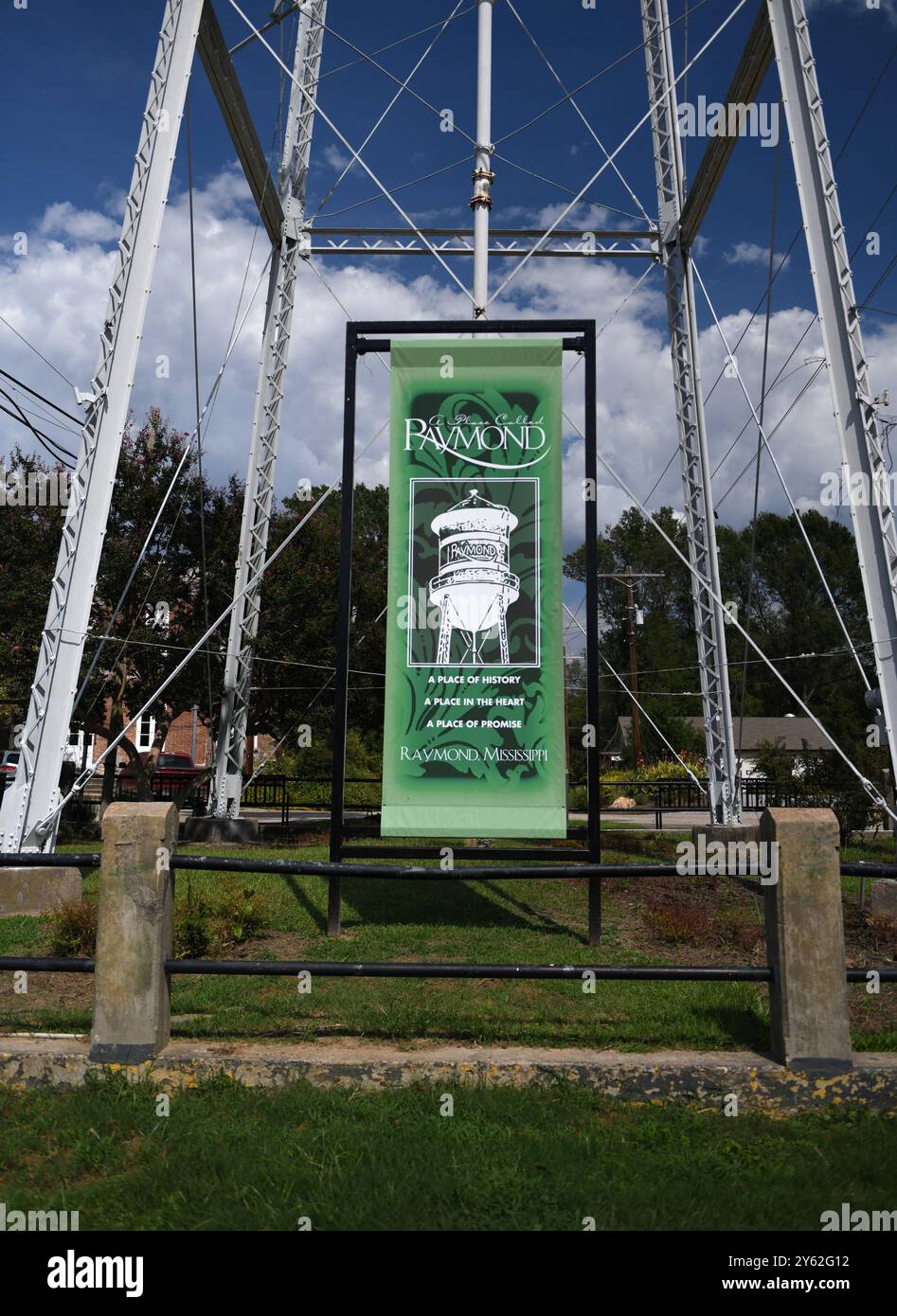 The Town Square in Raymond, Mississippi Stock Photo - Alamy