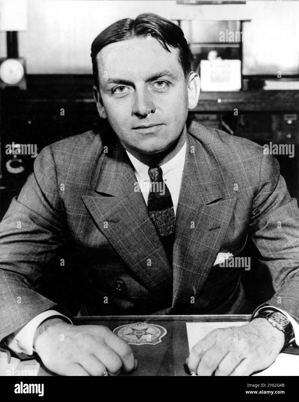 A New York File picture of Eliot Ness Stock Photo - Alamy