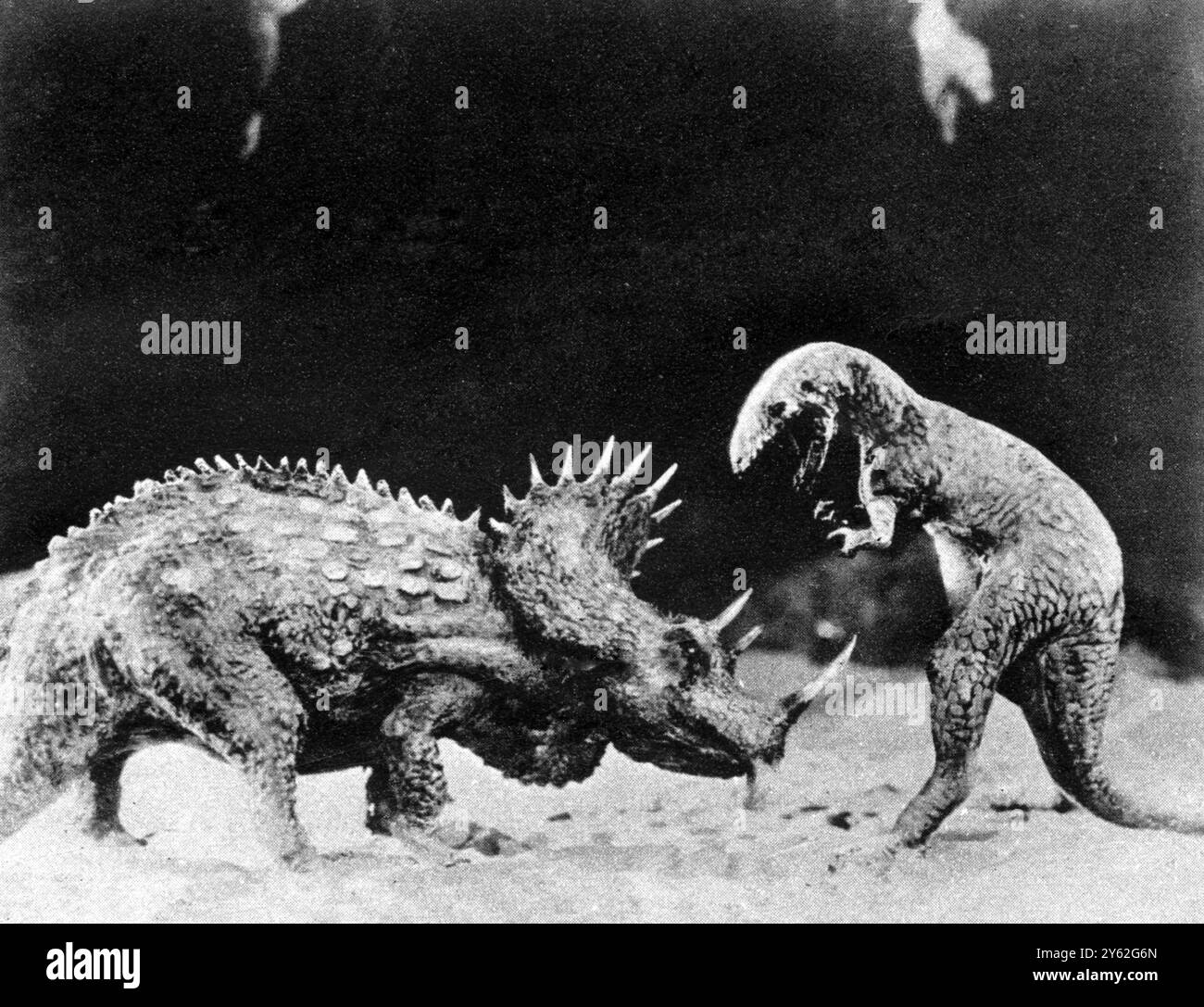 A live dinosaur in London : A fantastic Conan Doyle film . Seen here a ...