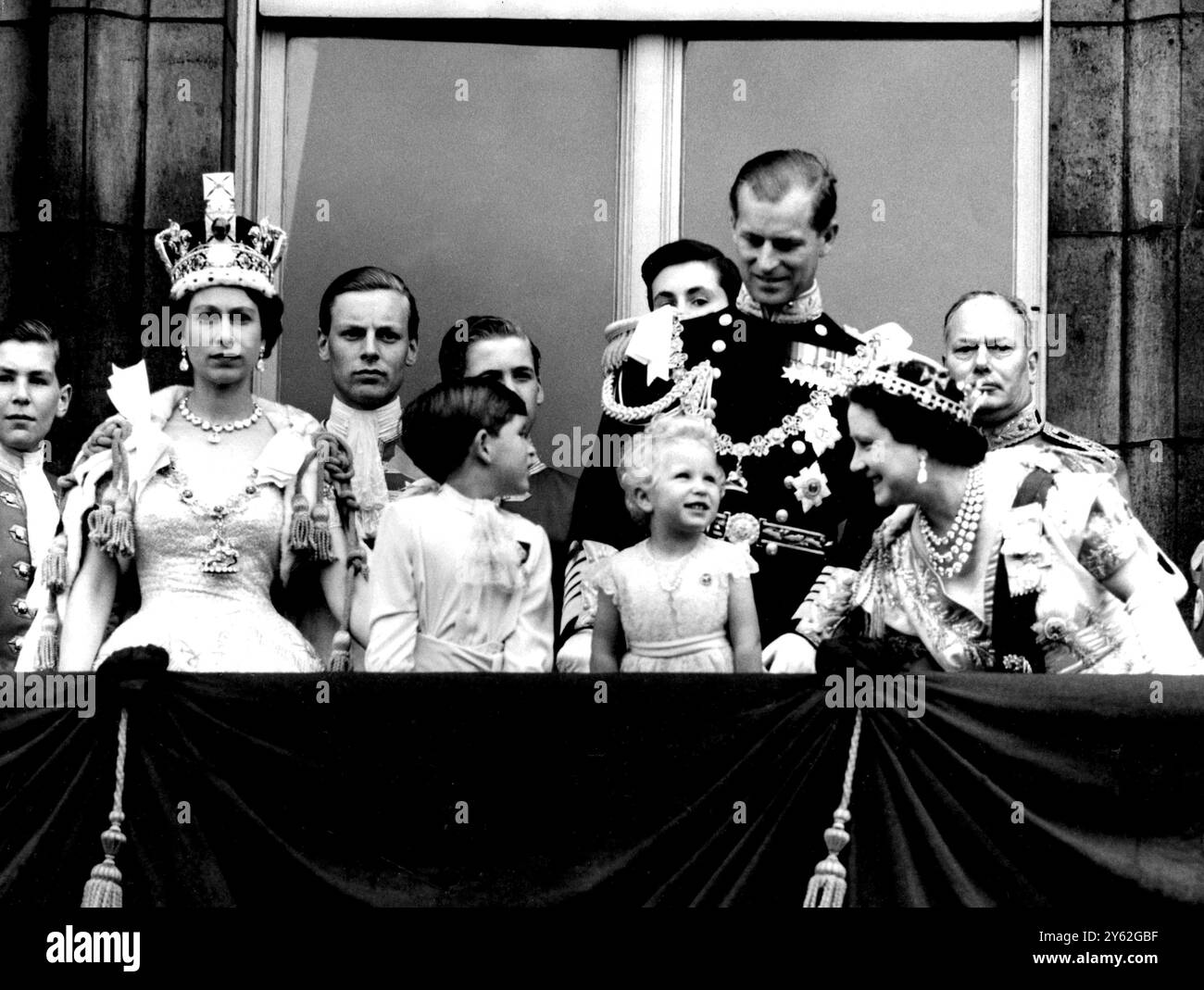 Coronation Day - With a charmingly grandmotherly smile, Queen Elizabeth ...