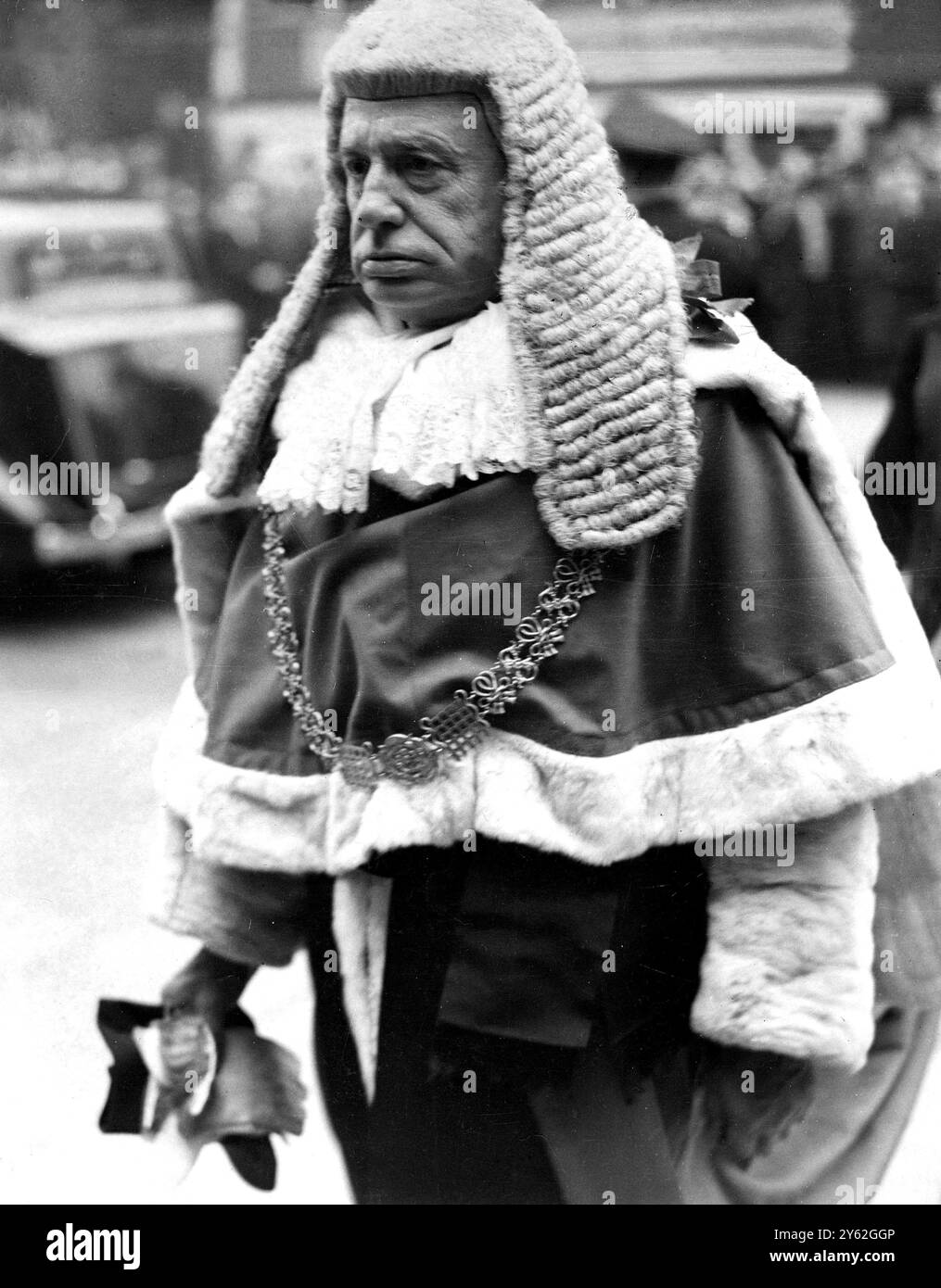 Lord Goddard, the Lord Chief Justice. 11 November 1946 Stock Photo - Alamy