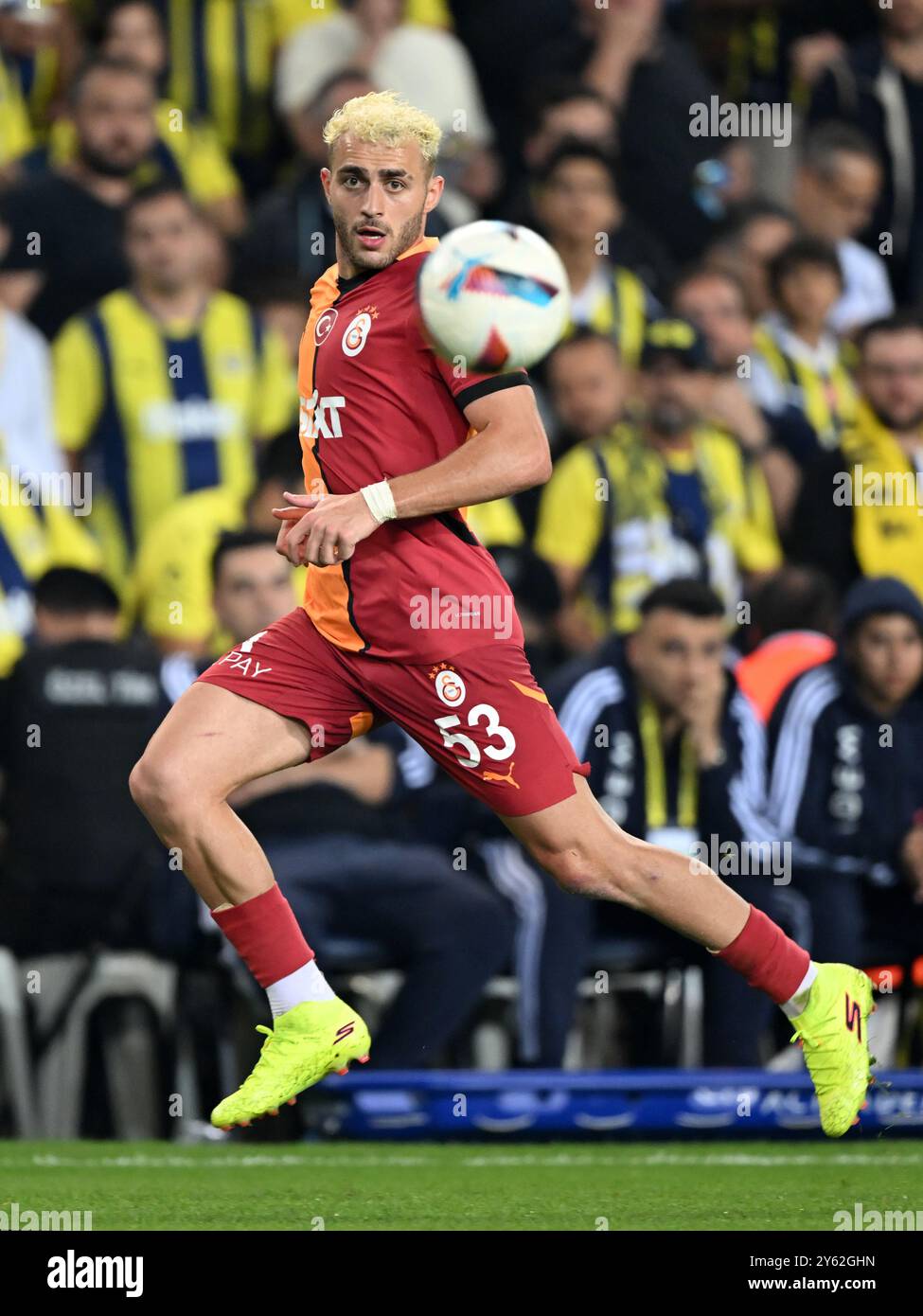 ISTANBUL - Baris Alper Yilmaz of Galatasaray SK during the Turkish ...