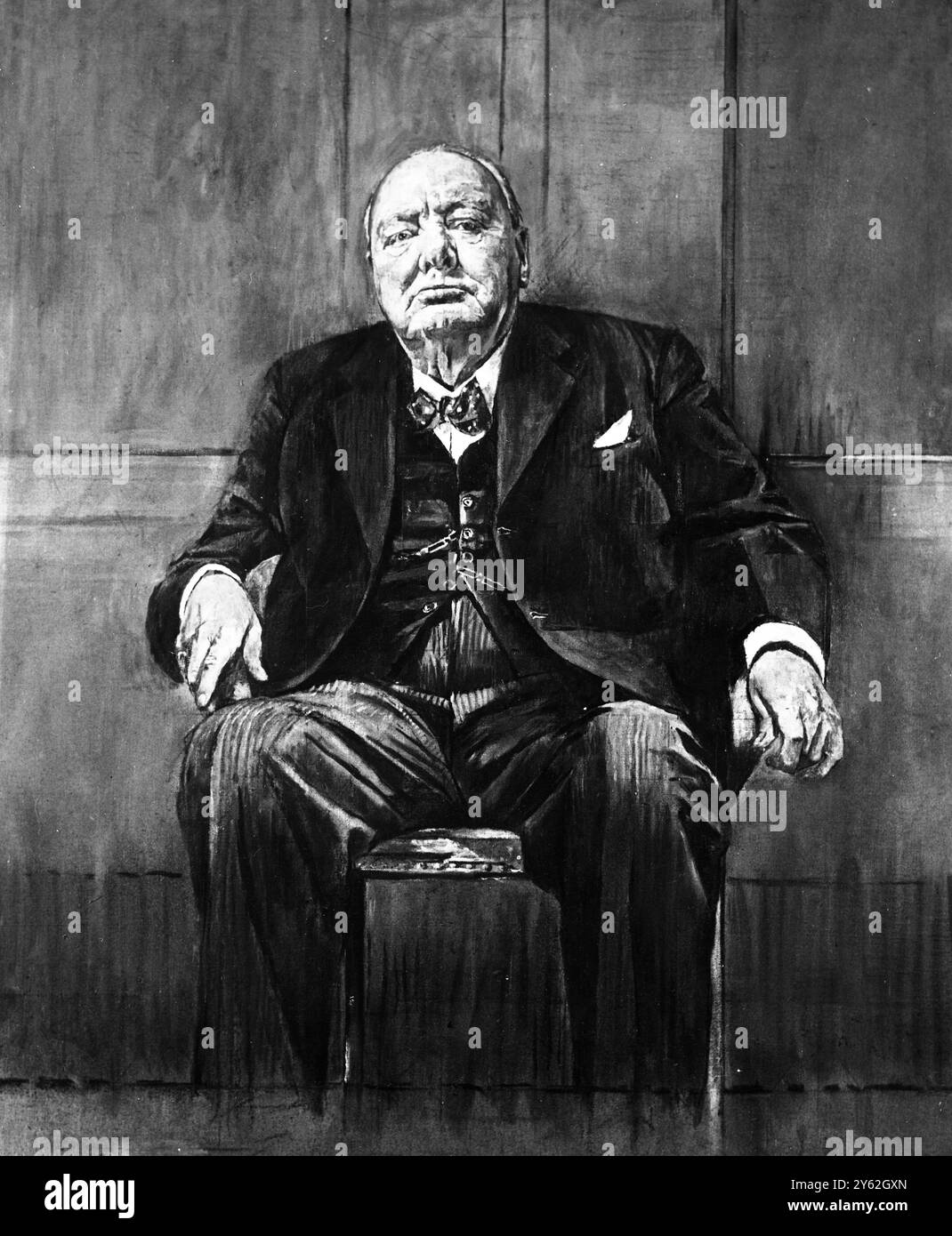 Birthday Portrait of Sir Winston Churchill . This portrait of Prime ...