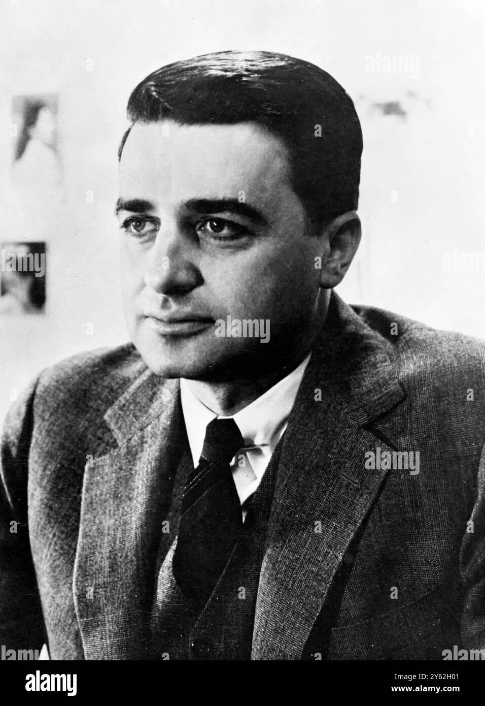This photograph of Edwin H land, 37-year-old president and director of ...