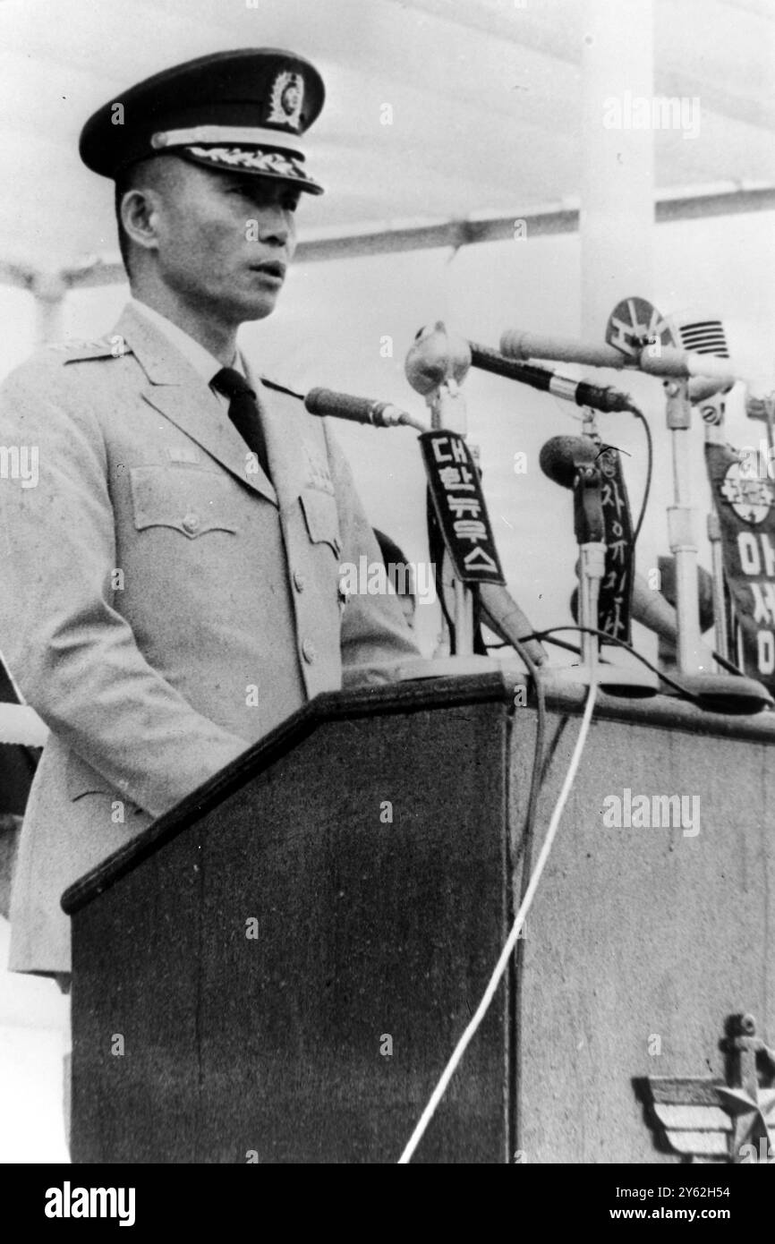 GENERAL PARK CHUNG HEE SPEAKS IN SEOUL, SOUTH KOREA / ; 4 SEPTEMBER ...