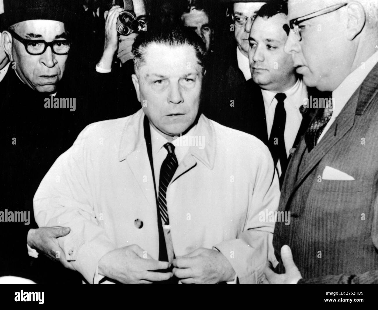 Washington , D . C . : Jimmy Hoffa , President of the U . S Teamsters ...