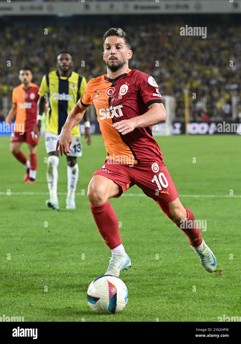 ISTANBUL - Dries Mertens of Galatasaray SK during the Turkish Superlig ...