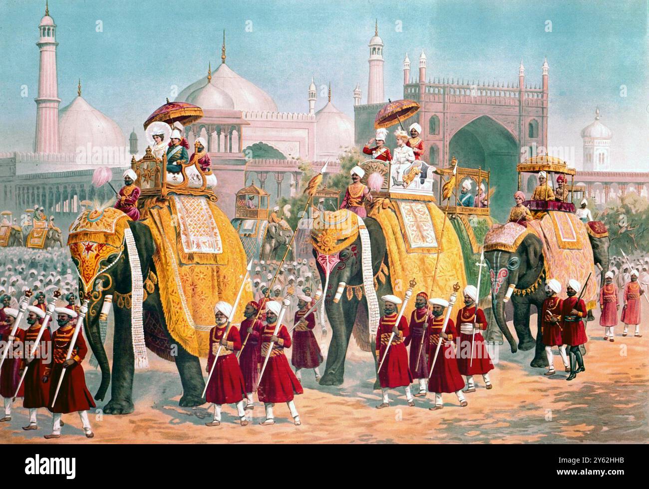 India - The Imperial Durbar Lord Curzon becomes Viceroy of India 1903 ...