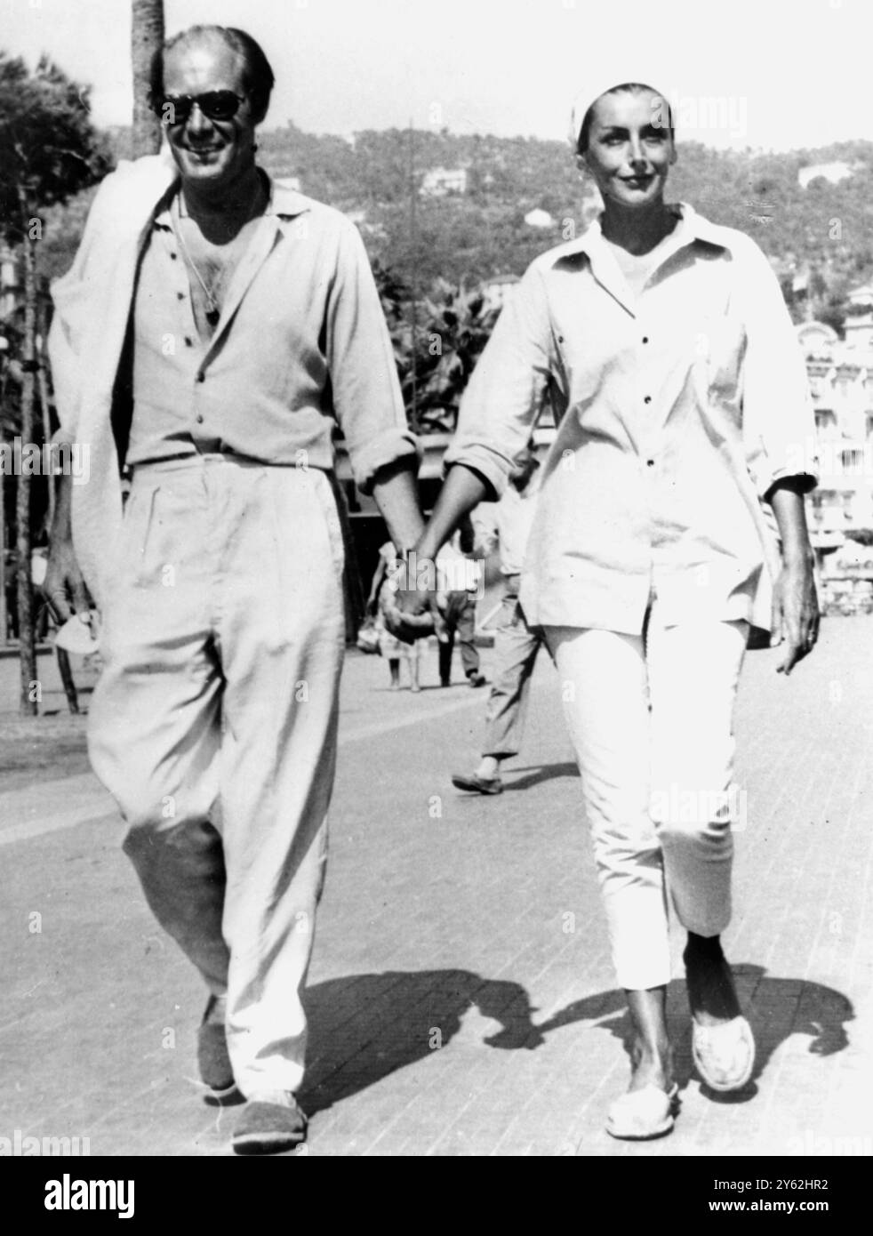 Rex Harrison and Santa Margherita Ligure British and Hollywood actor ...