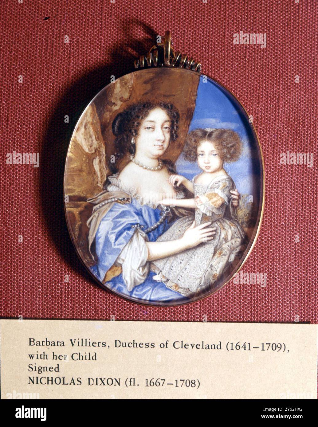 Barbara Villiers, Duchess of Cleveland (1641-1709), with her child ...