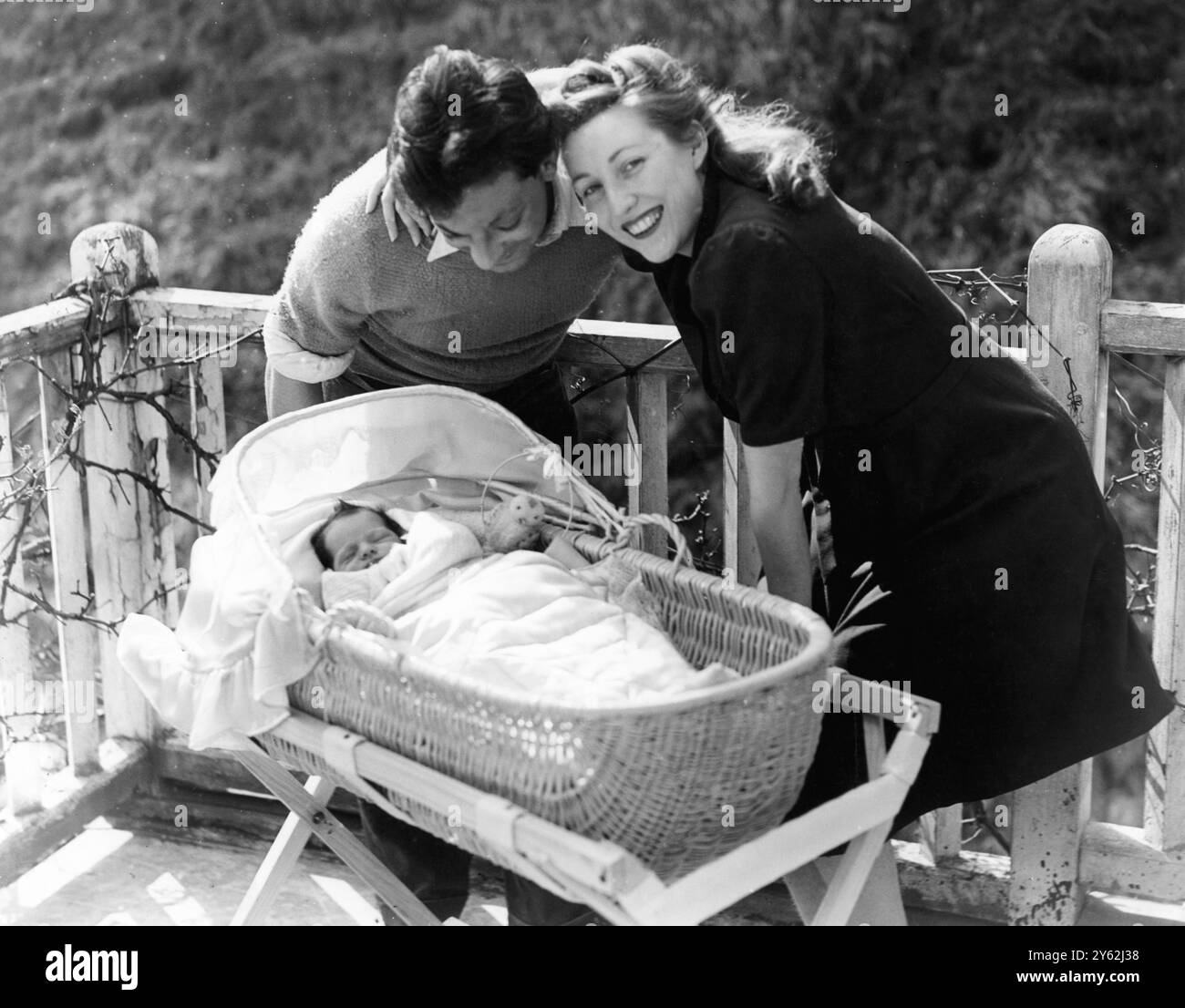 31 March 1946 Dame Vera Lynn pictured with her husband and their new ...