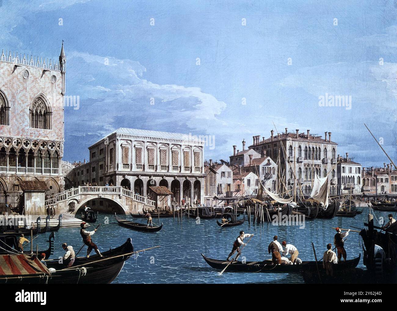 La Riva delle Prigioni by Canaletto Museum of Art, Toledo Giovanni ...