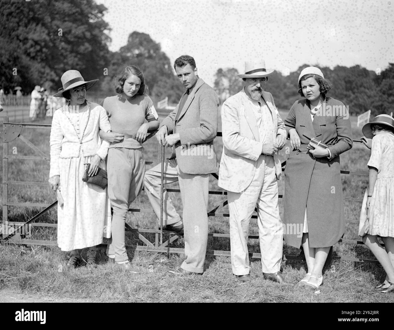 Pony Gymkhana at Breamore House, Salisbury. Miss Fanny Fletcher, Miss ...