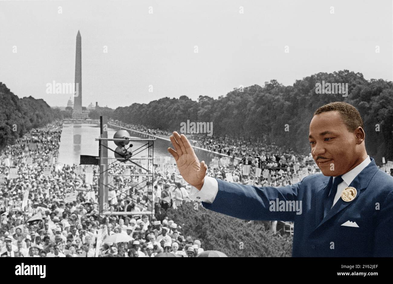 28 August 1963 Civil rights leader - Martin Luther King Over 200.000 ...