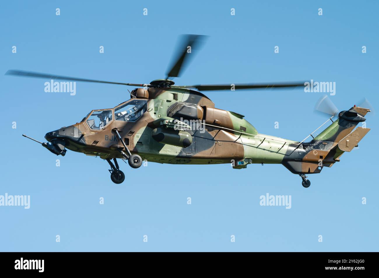 The Eurocopter Tiger attack helicopter of the French Army Stock Photo ...