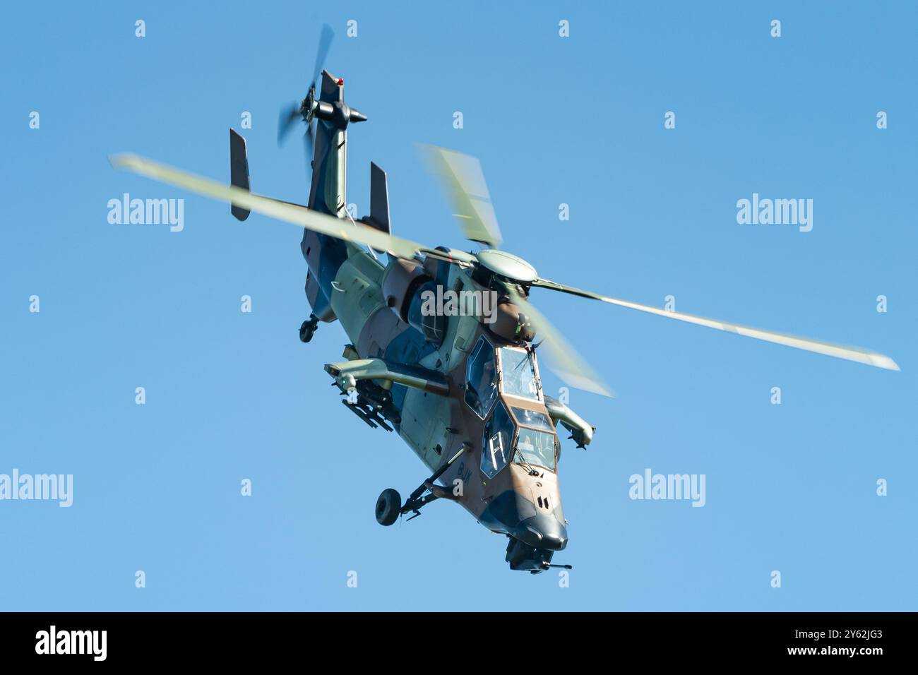 The Eurocopter Tiger attack helicopter of the French Army Stock Photo ...