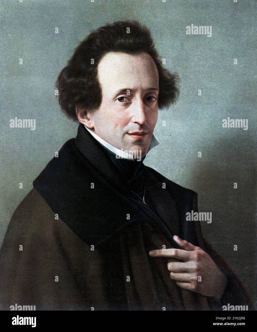 Felix Mendelssohn Bartholdy 1809-1847 a portrait painted by Wilhelm Von ...