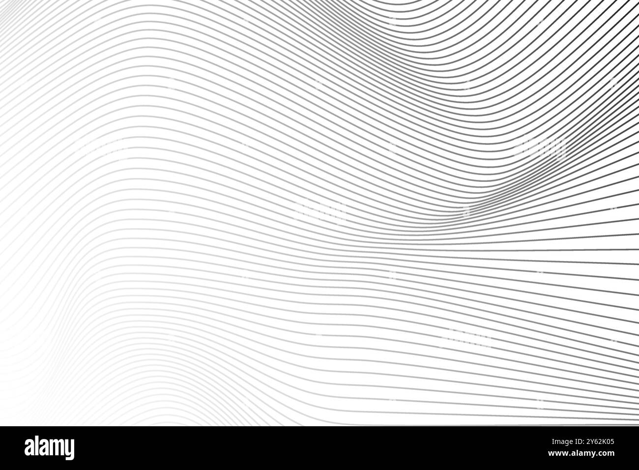 black and white distorted lines gradient background. Vector ...