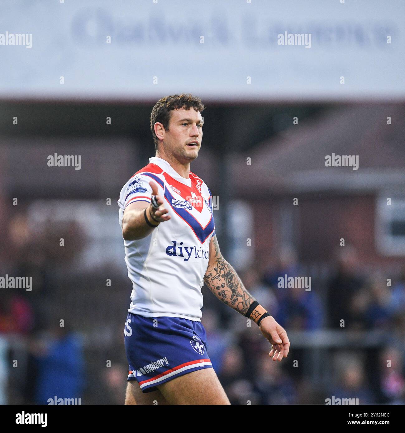 Wakefield, England. 21st September 2024 - Wakefield Trinity's Jay Pitts ...