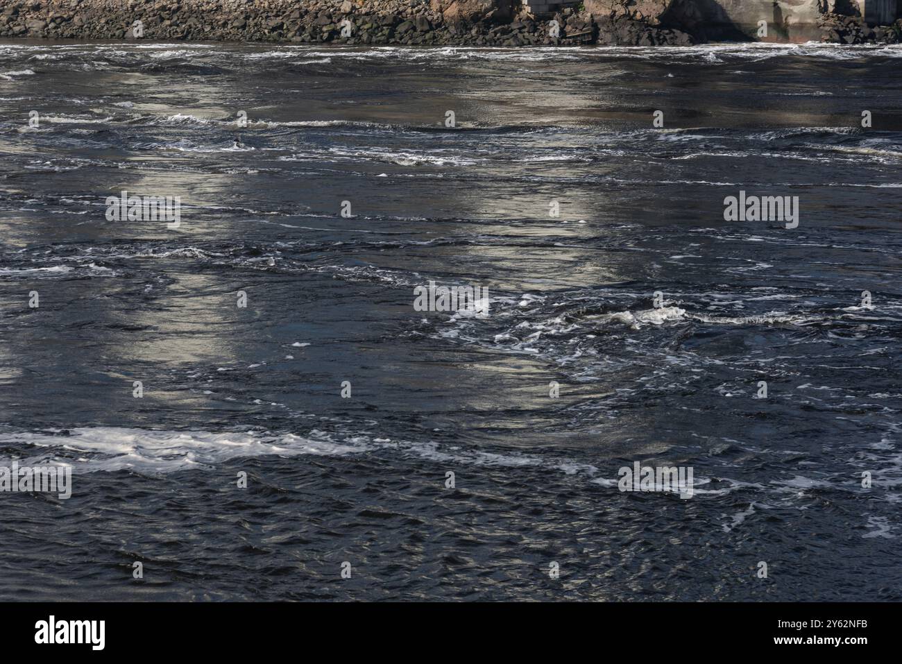 Reversing Falls Rapids of the Bay of Fundy and the Saint John River ...