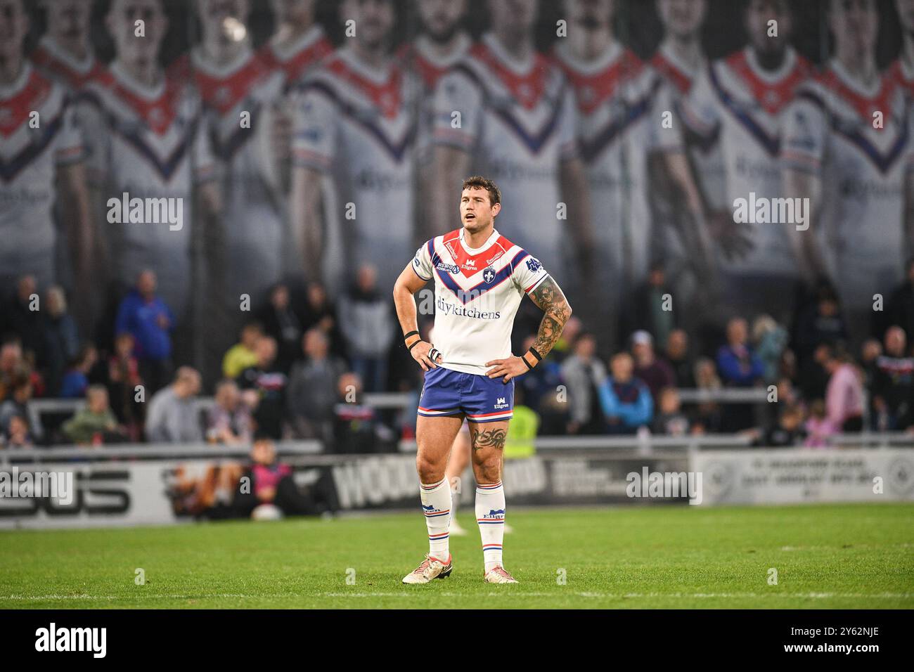 Wakefield, England. 21st September 2024 - Wakefield Trinity's Jay Pitts ...