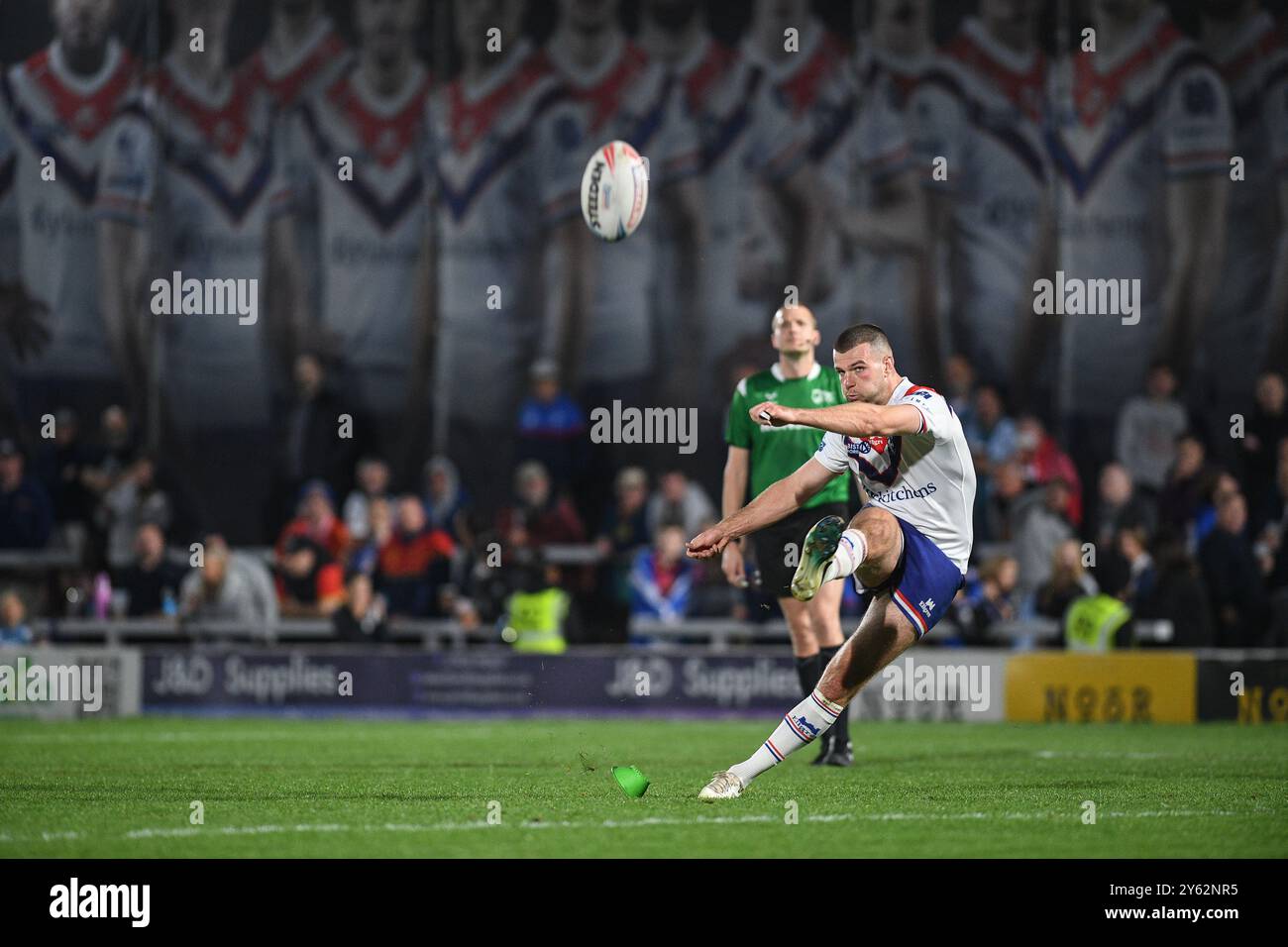Wakefield, England. 21st September 2024 - Wakefield Trinity's Max ...