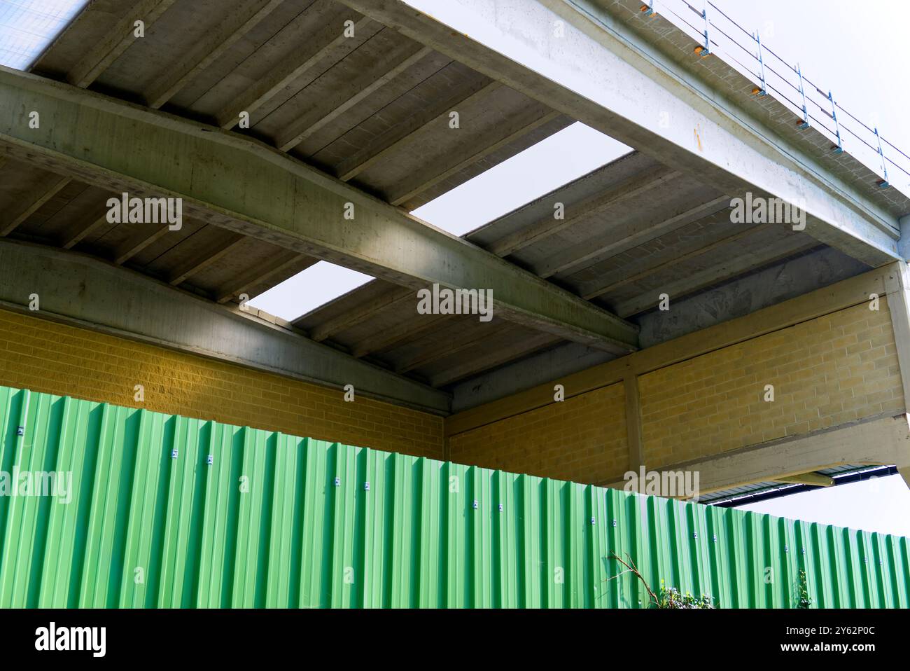roof of an industrial warehouse under construction Stock Photo - Alamy