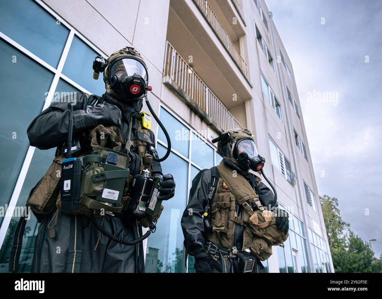 U.S. Marines with Chemical Biological Incident Response Force, Bravo ...