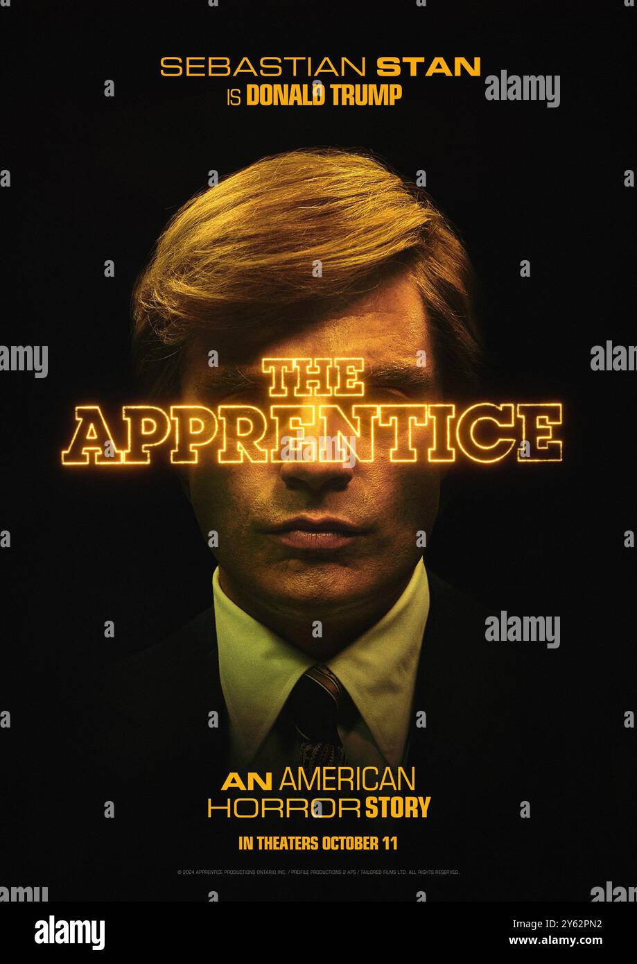 THE APPRENTICE, character poster, Sebastian Stan as Donald Trump, 2024 ...