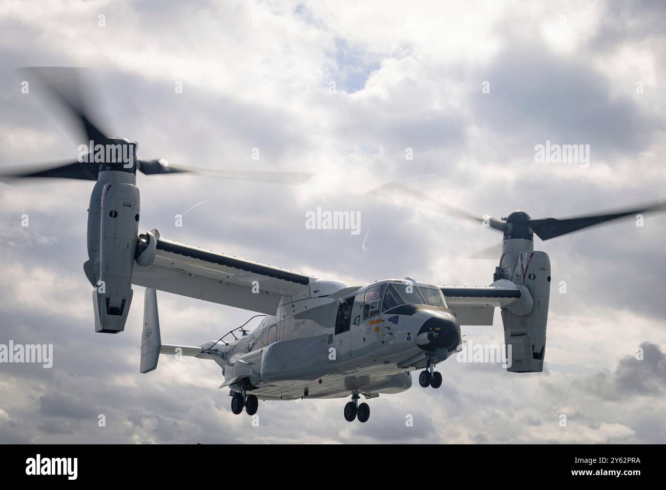 ATLANTIC OCEAN (Sept. 22, 2024) – A CMV-22B Osprey, attached to the ...