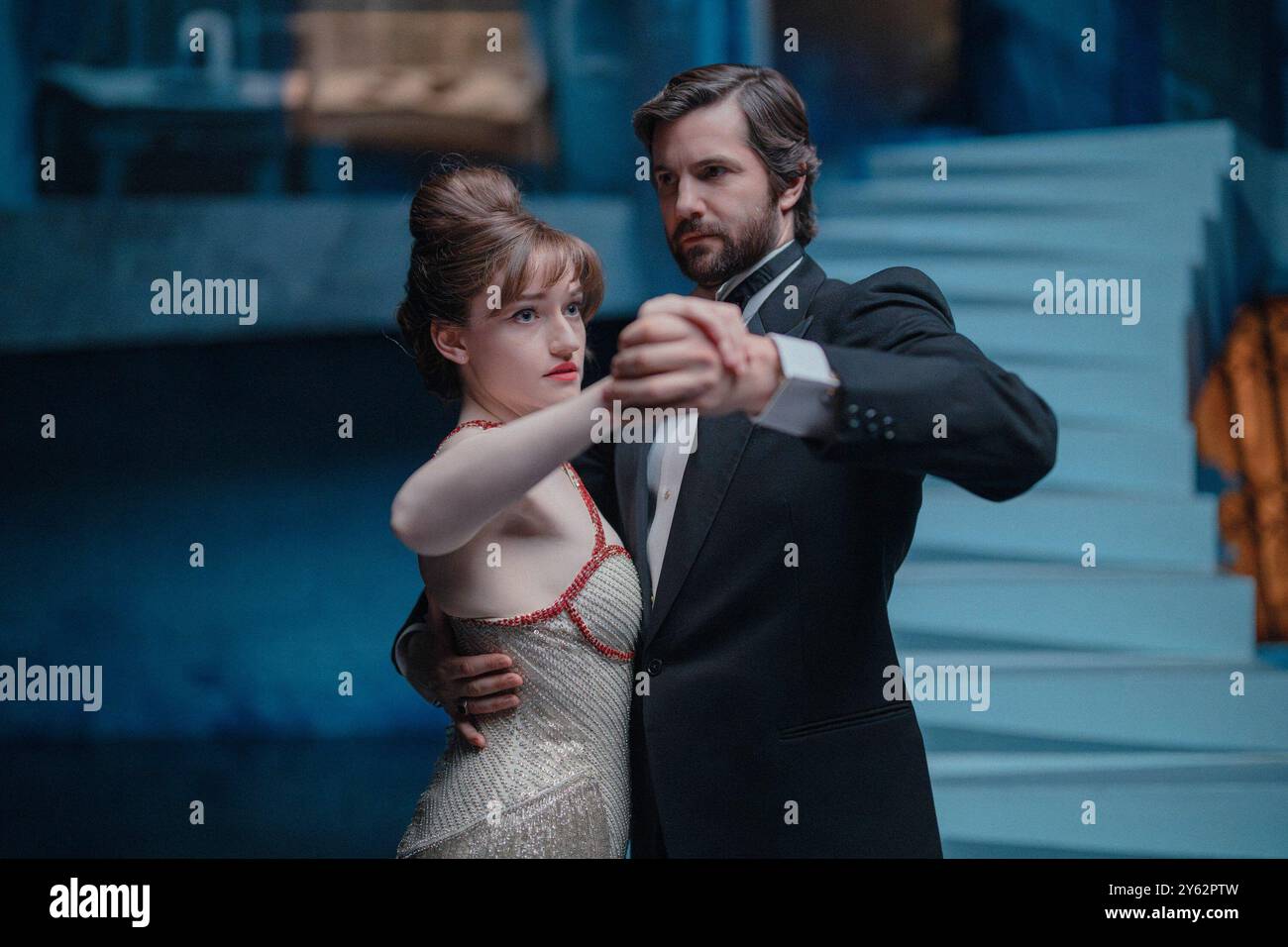 APARTMENT 7A, from left: Julia Garner, Jim Sturgess, 2024. ph: Gareth ...