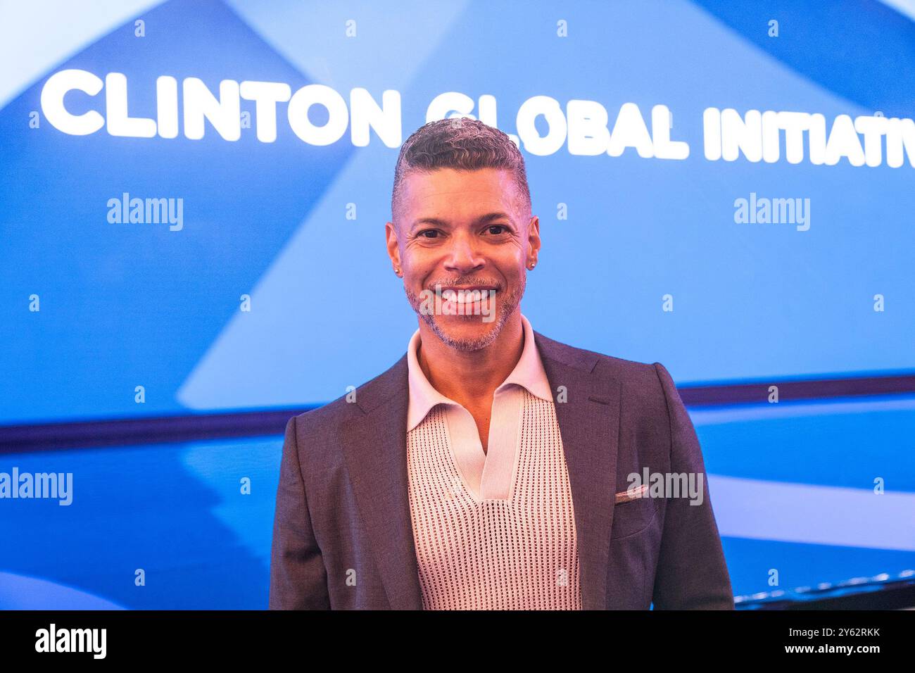 Wilson Cruz seen on Day 1 of Clinton Global Initiative at Hilton Hotel ...