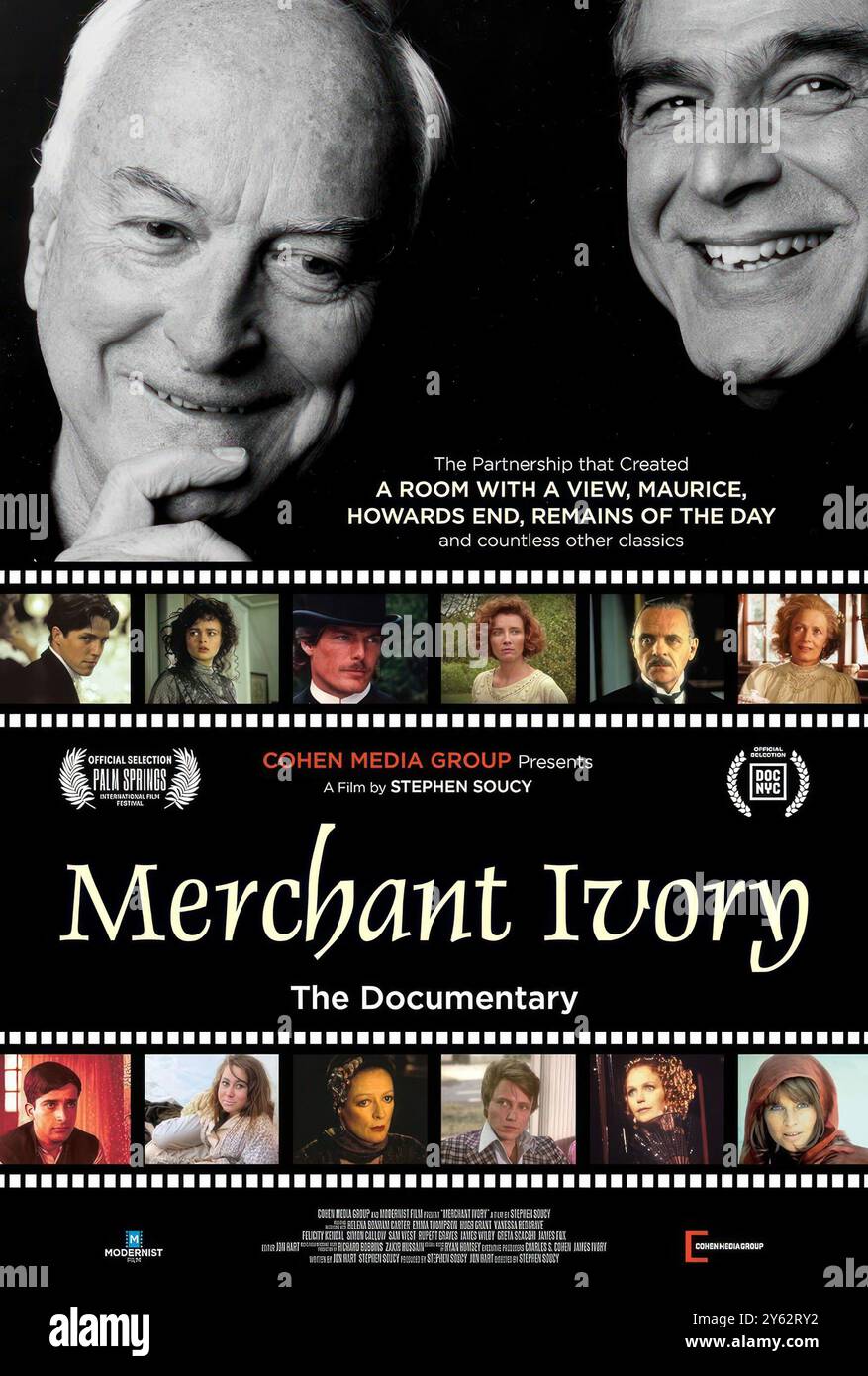 MERCHANT IVORY, poster, top from left: James Ivory, Ismail Merchant ...