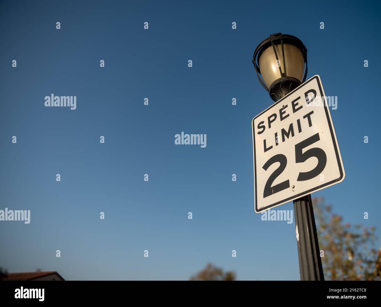 Blue Sky and Street Signs Stock Photo - Alamy