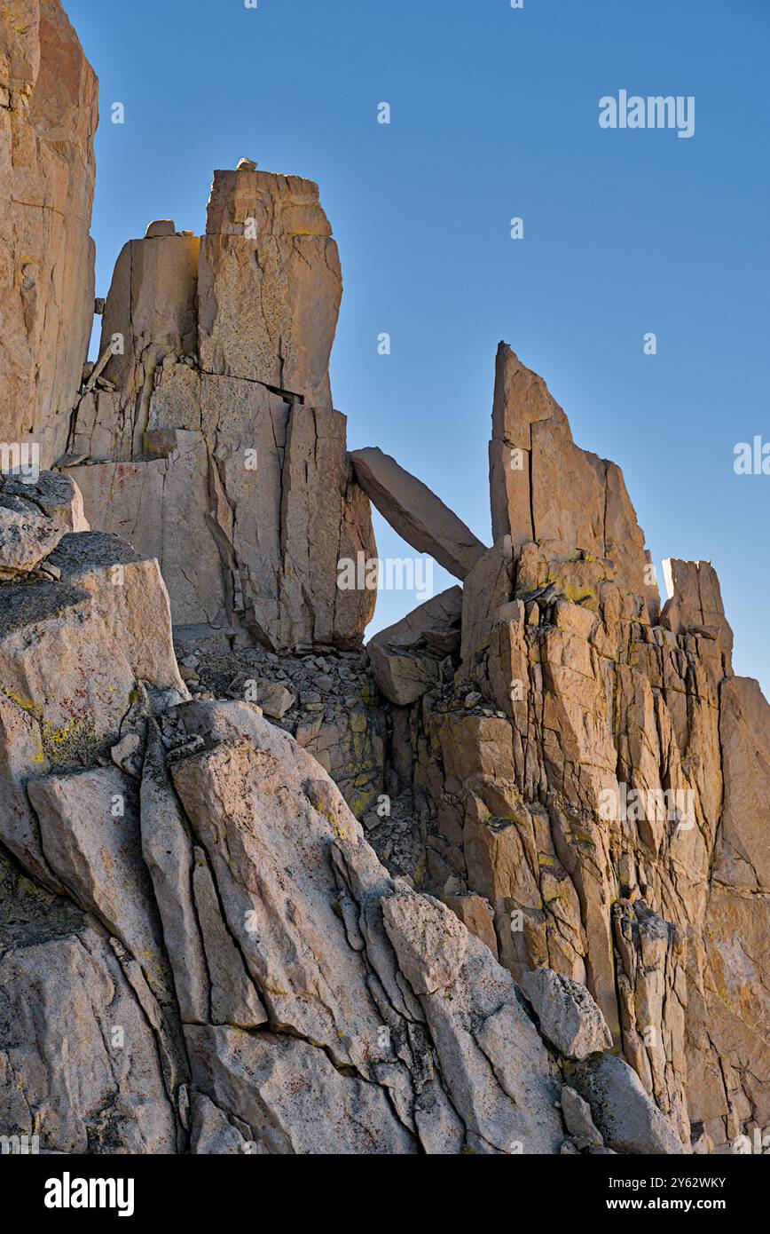 The view from Mt. Whitney Stock Photo - Alamy