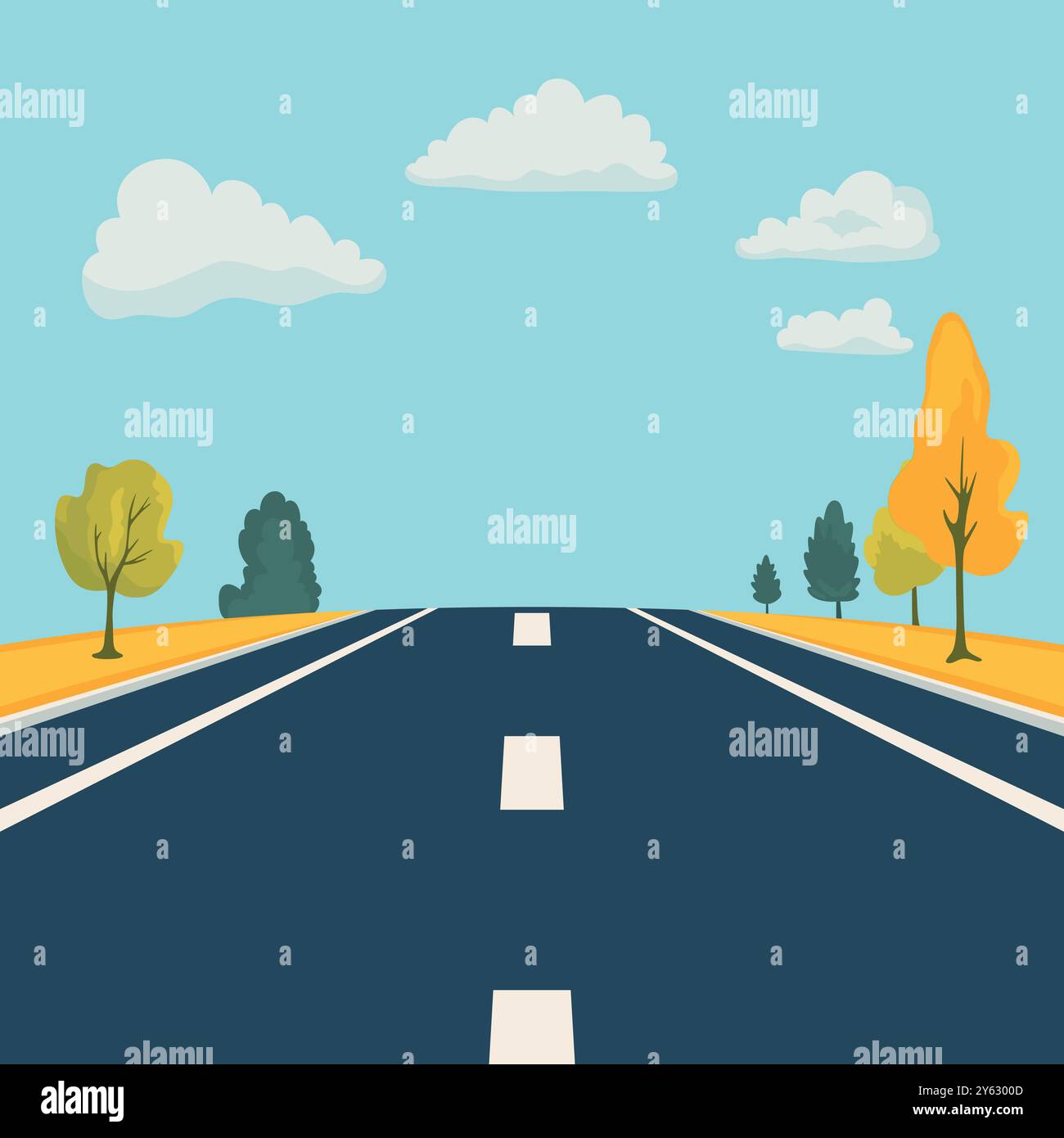 Greenery urban forest Stock Vector Images - Alamy