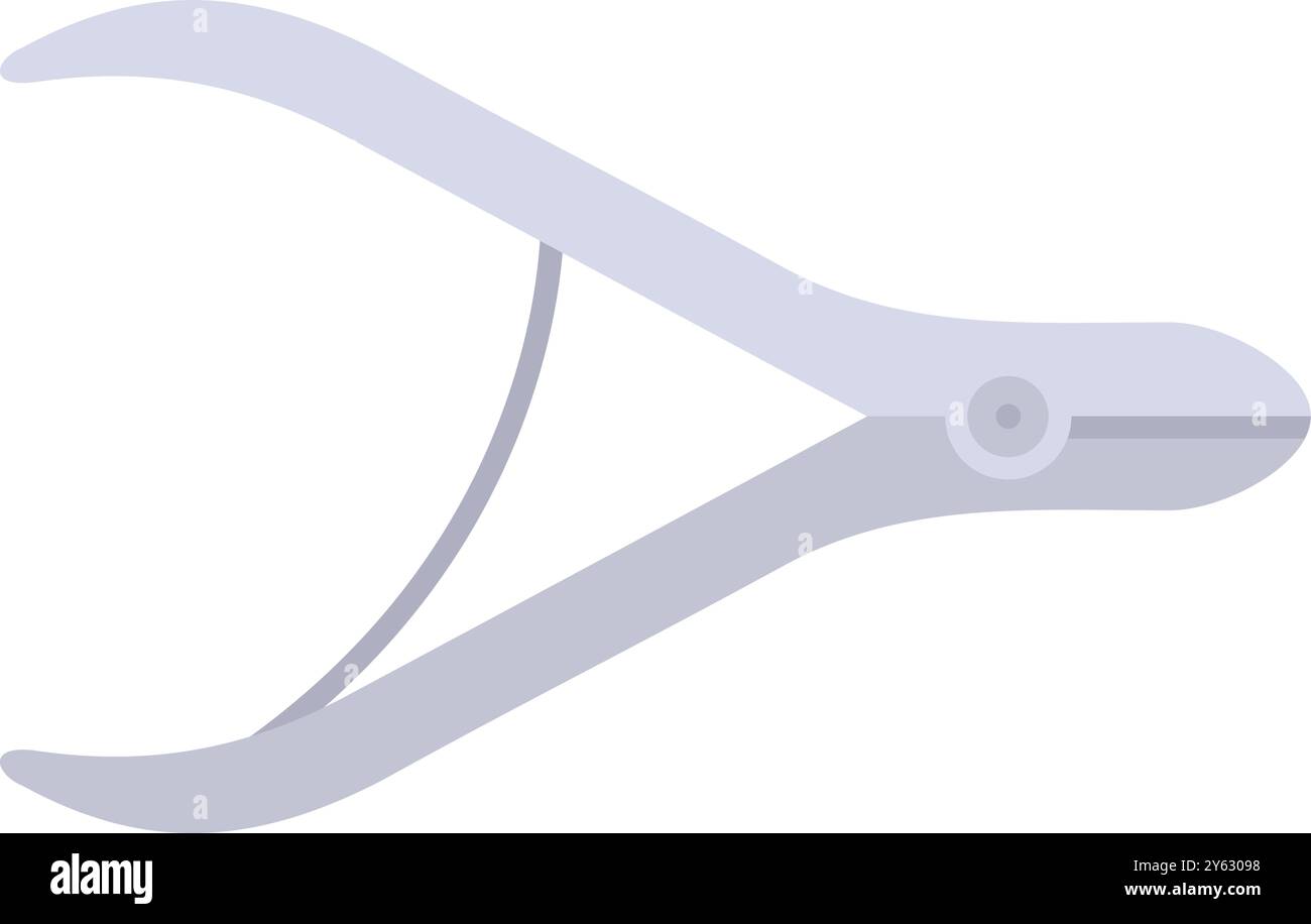 Surgical clamp locking instrument holding, surgery tool illustration ...