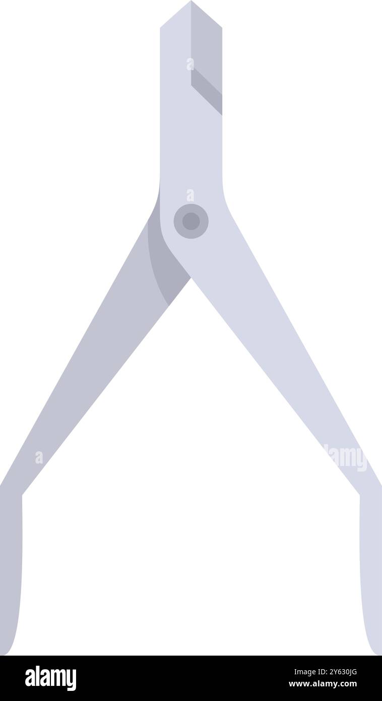 Professional drawing compass tool measuring distances, isolated on ...