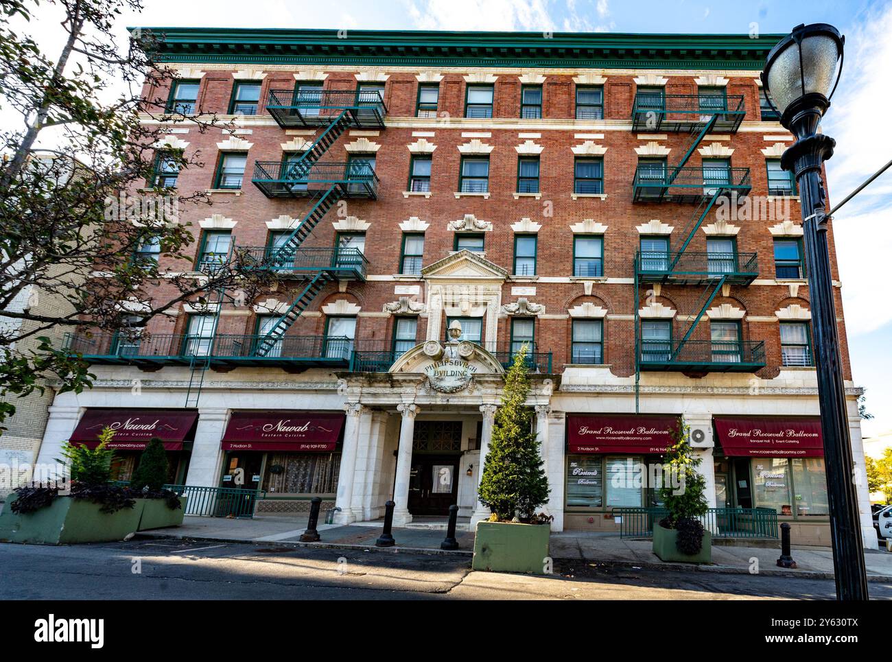 Yonkers, NY - US - Sep 21, 2024 The Philipsburgh Building in Yonkers is ...