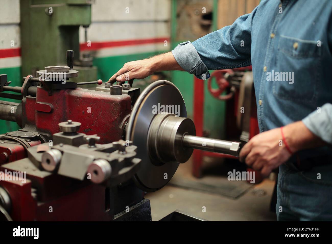 Industrial worker grinding machine on hi-res stock photography and ...