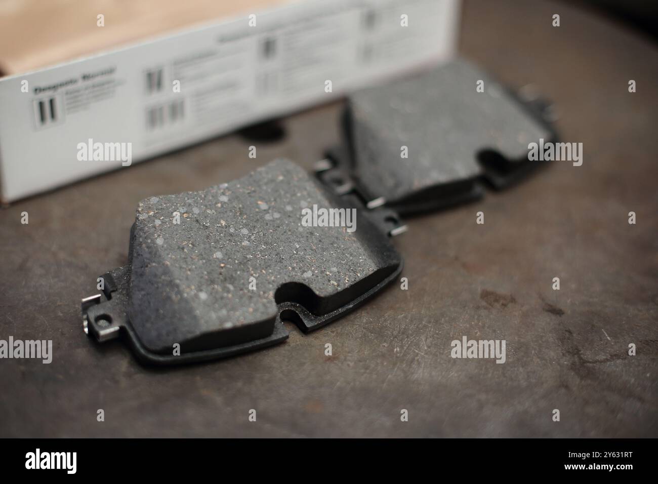 New Brake pads ready for installation Stock Photo - Alamy