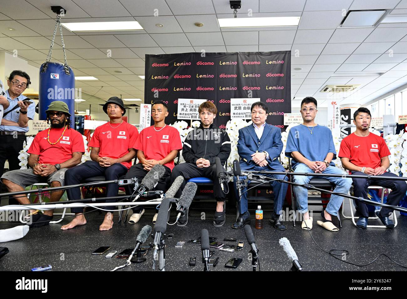 Yokohama, Kanagawa, Japan. 4th Sep, 2024. Andy Hiraoka, second left ...