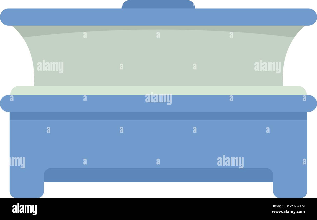 Modern solarium, sunbathing and tanning bed for enjoying spa procedures ...