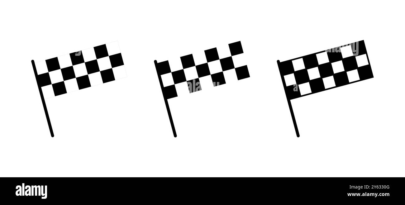 Racing flag icon vector. race flag icon.Checkered racing flag icon ...