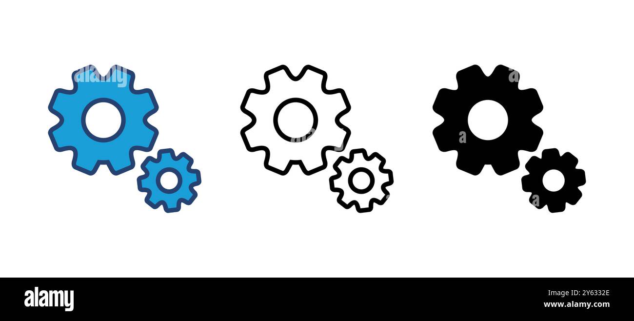 setting Icon Vector. Cog settings Icon Symbol Stock Vector Image & Art ...