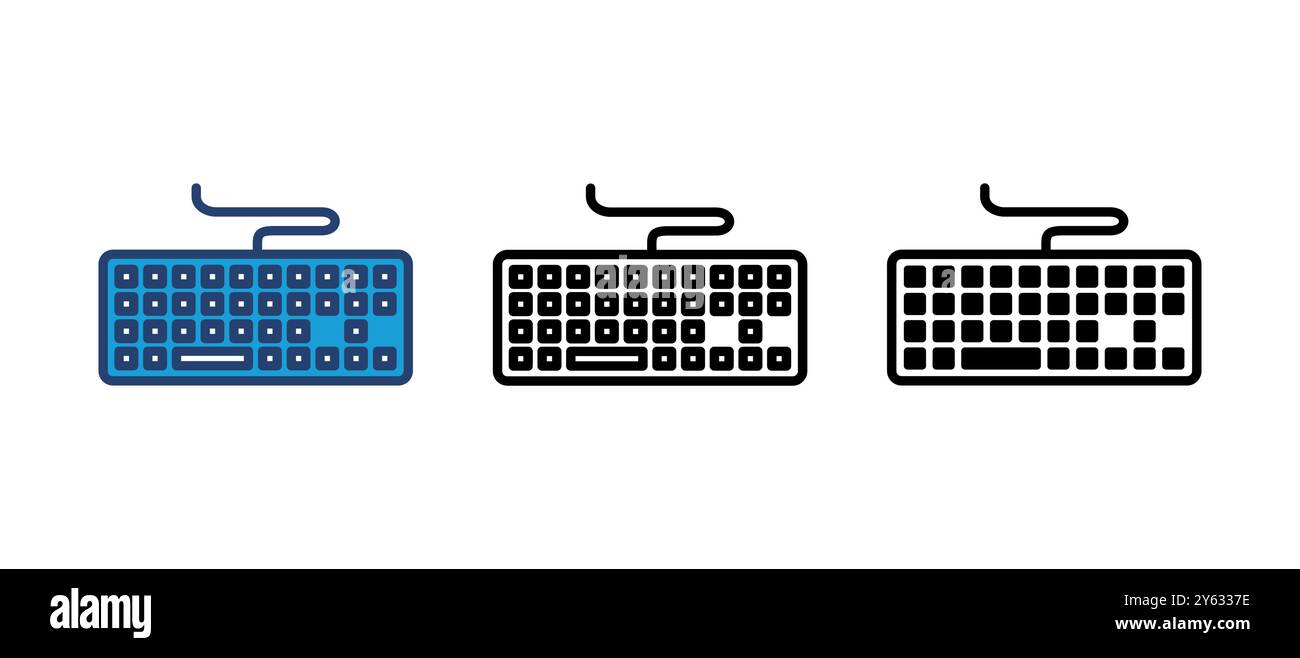 Keyboard icon vector. keyboard vector symbol Stock Vector Image & Art ...